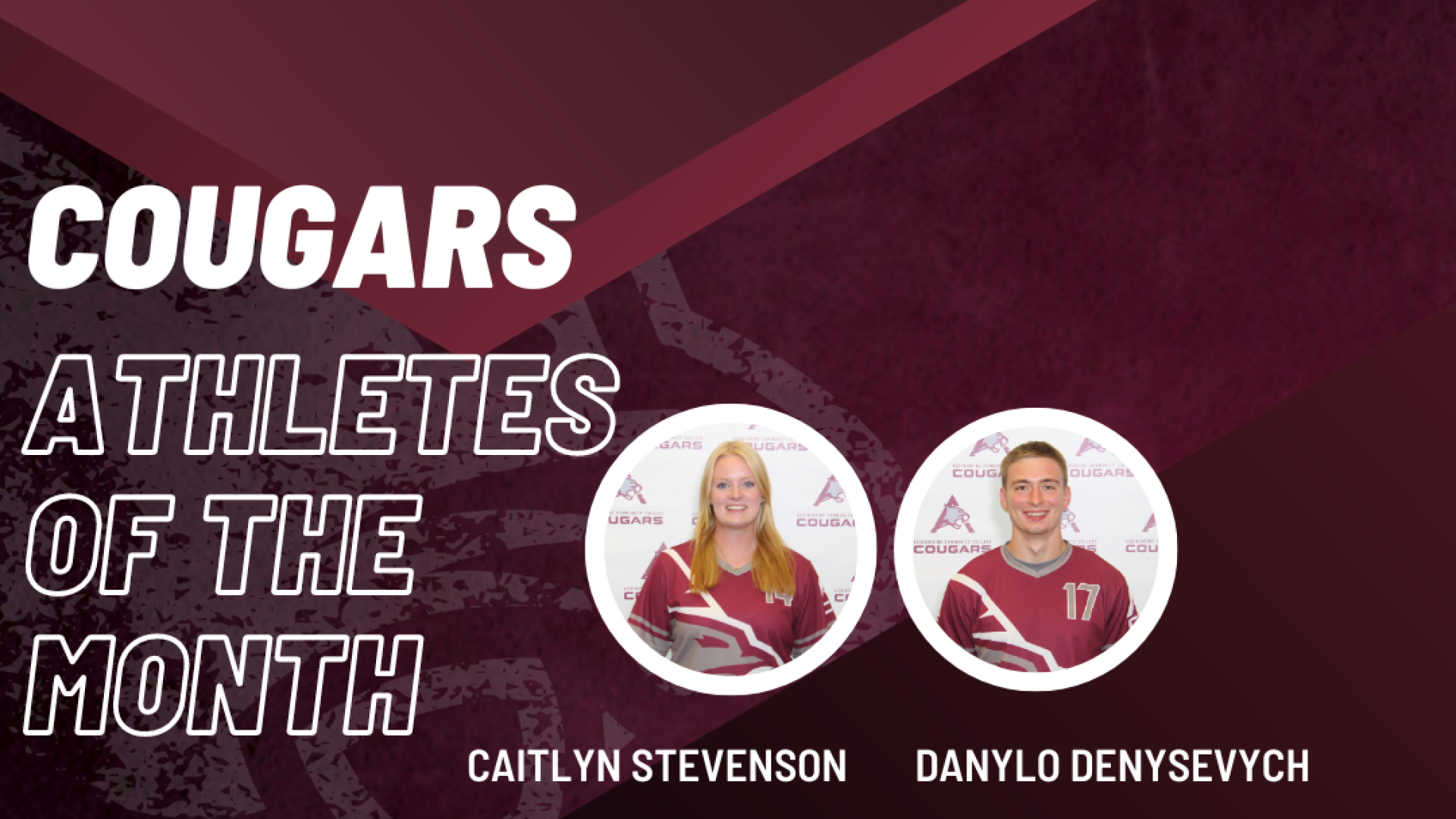 Athletes of the Month for October | Assiniboine College